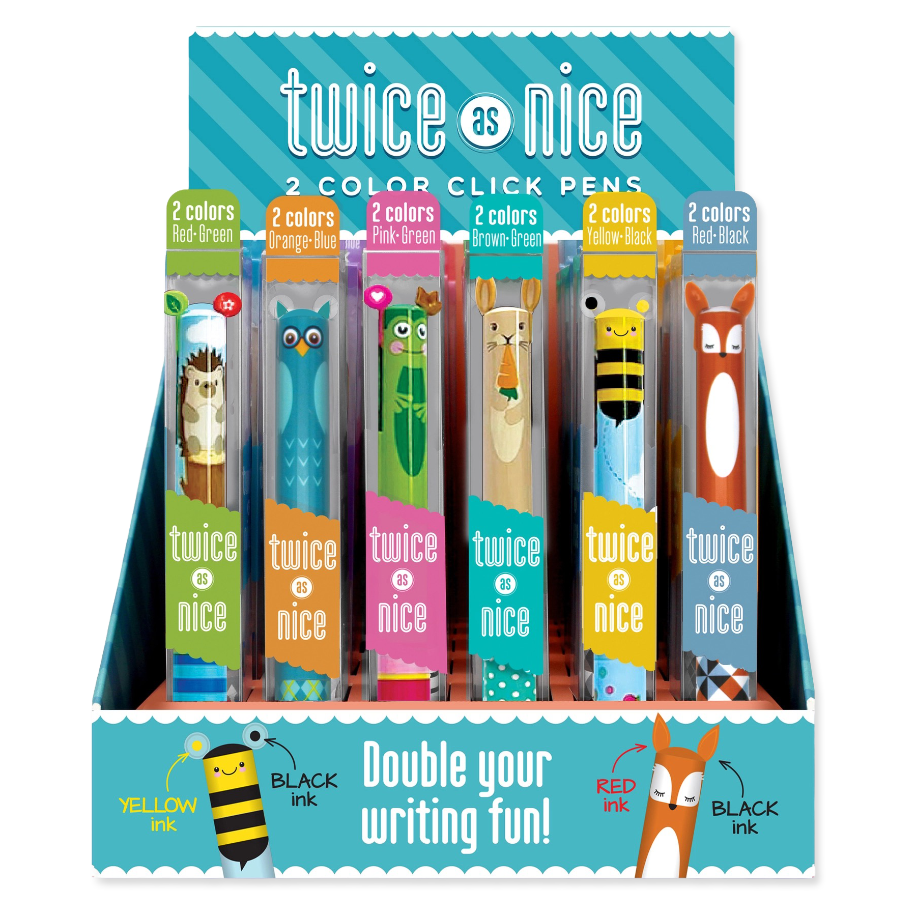 Twice-As-Nice 2-Color Click Pens (Woodland theme) – Chrysler Museum of Art