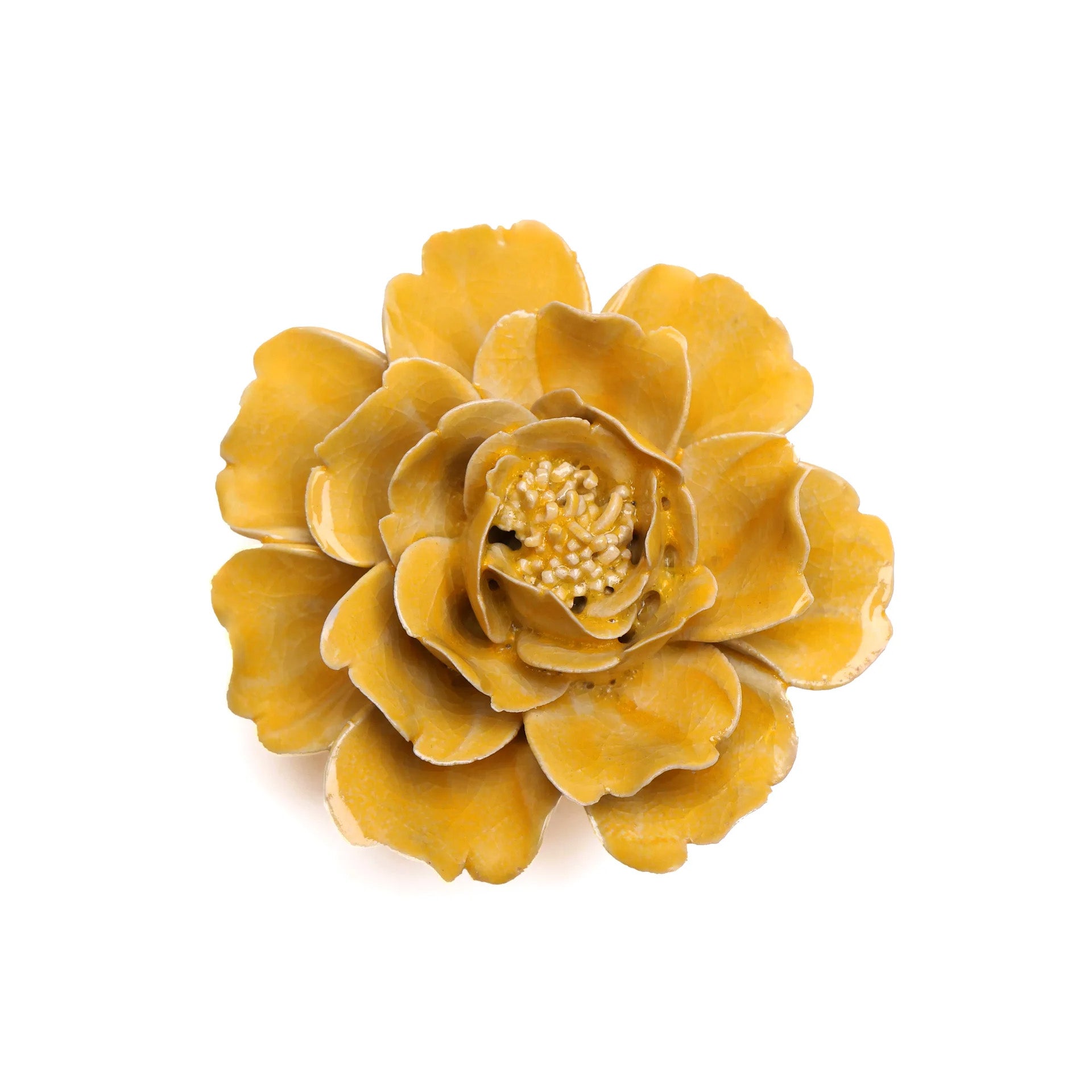 Ceramic Wallflower Yellow Rose – Chrysler Museum of Art