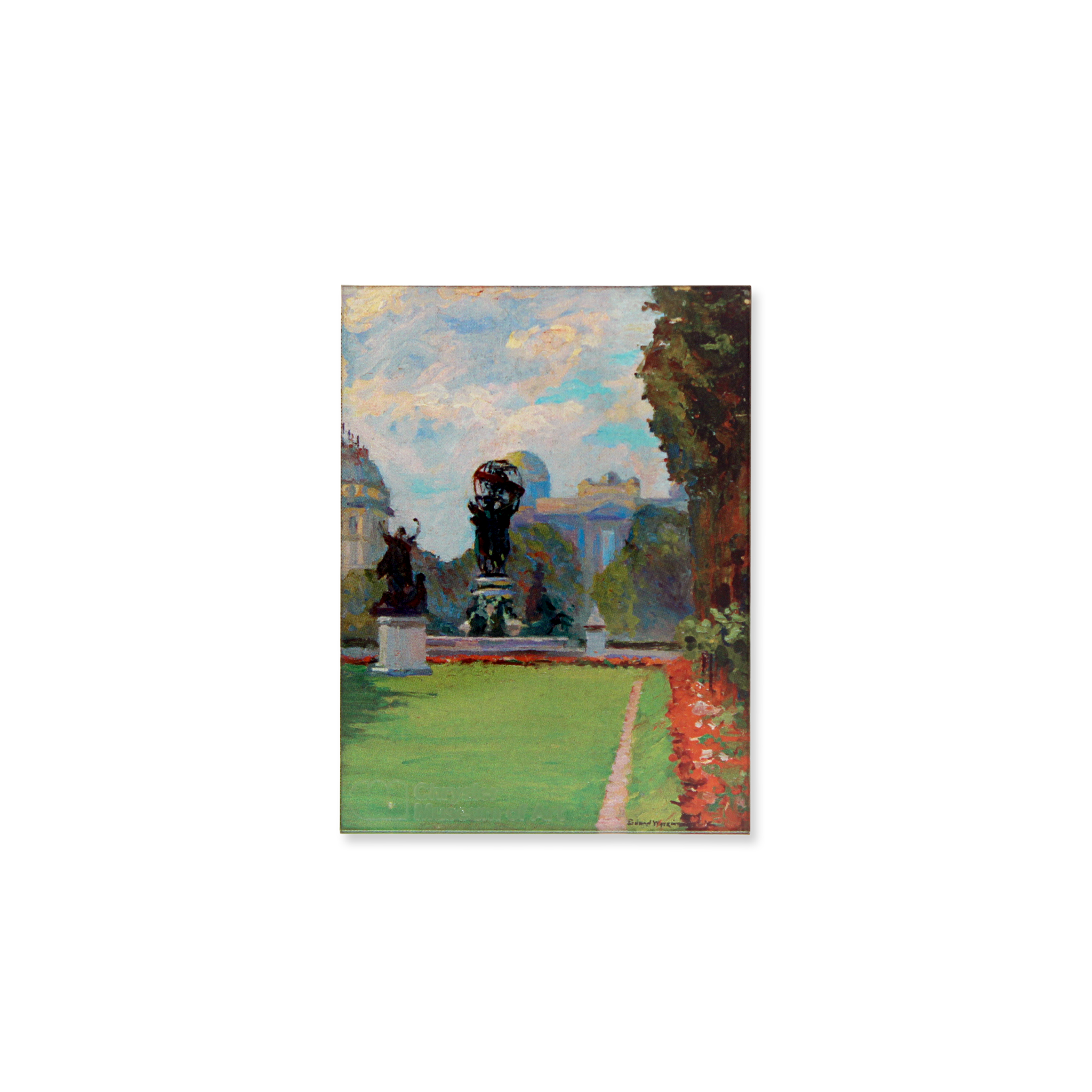 Susan Watkins Magnet: Garden With Monument (Parc Monceau) – Chrysler ...