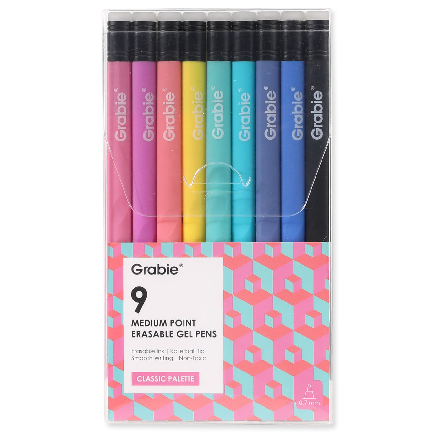 Medium Point Erasable Gel Pen Set of 9: Classic Palette – Chrysler ...