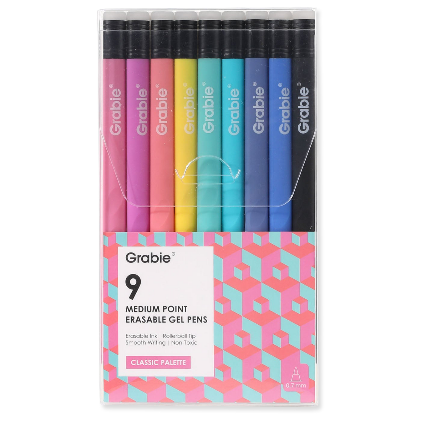 Medium Point Erasable Gel Pen Set of 9: Classic Palette – Chrysler ...