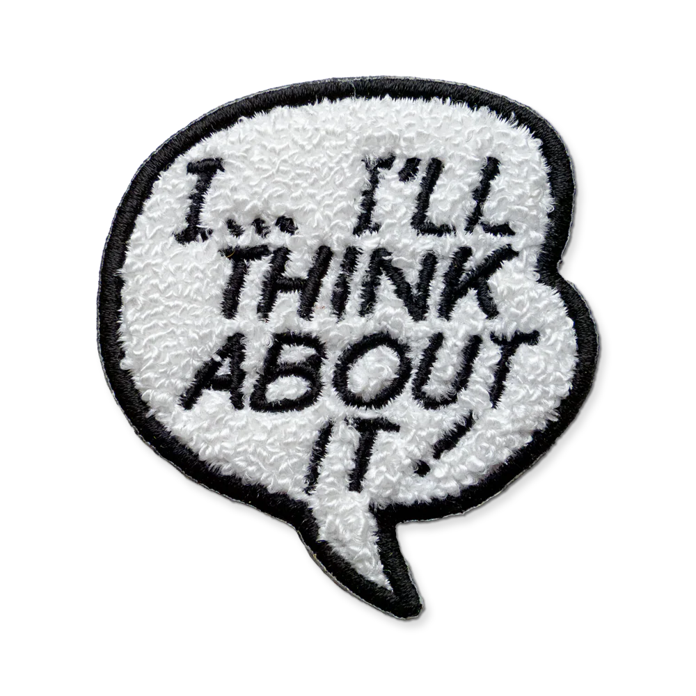 I... I'll Think About It! Iron-on Patch by Roy Lichtenstein – Chrysler ...