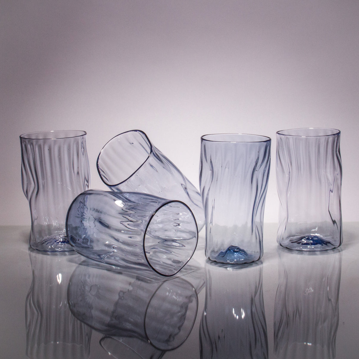 Wabi Sabi (Glacier Blue) Pitcher + Glasses Set – Chrysler Museum of Art