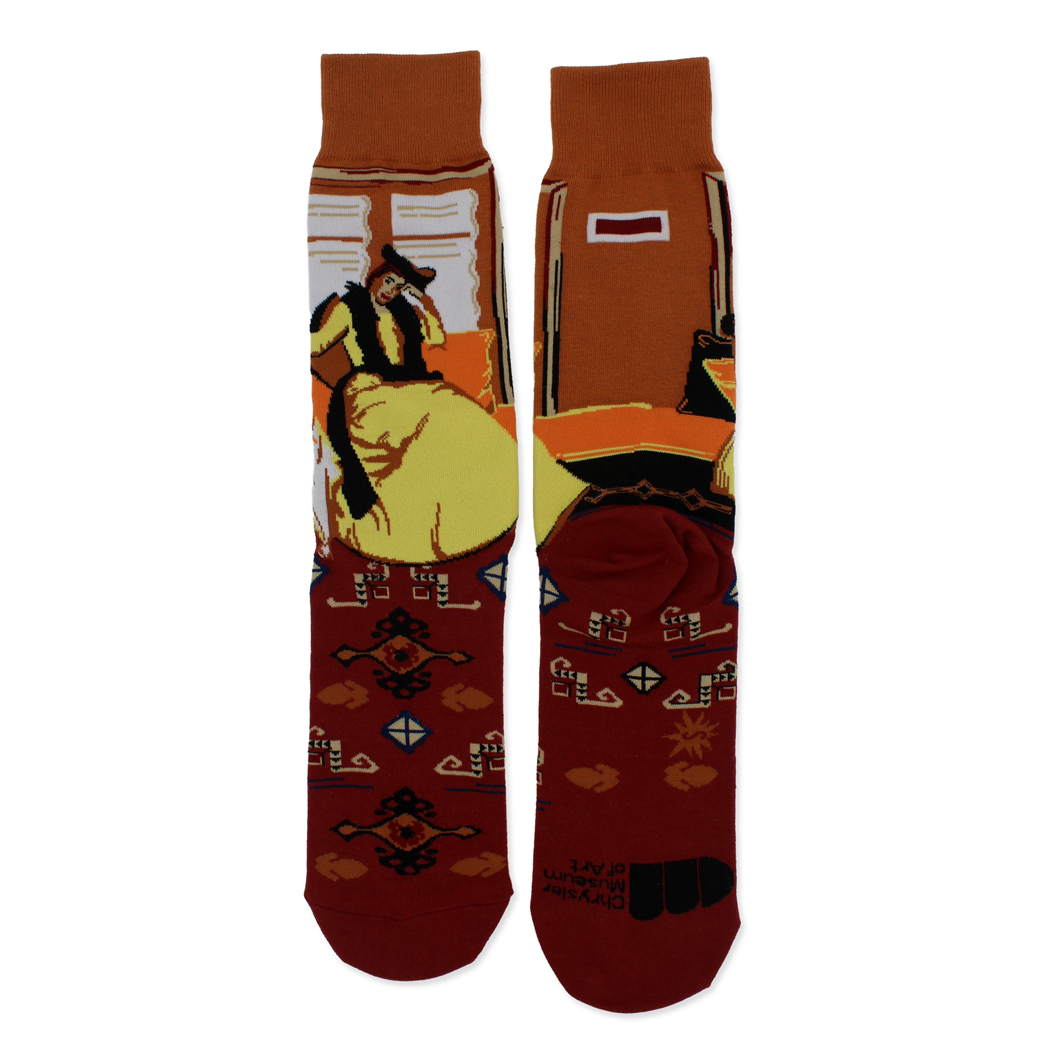 Susan Watkins Socks: Lady In Yellow – Chrysler Museum of Art